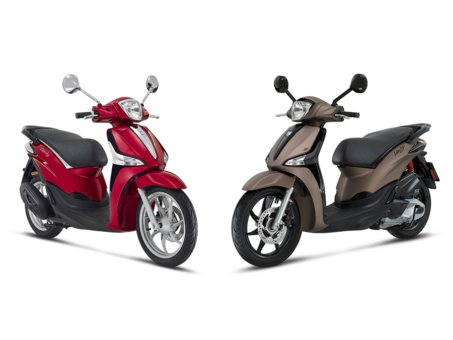 Piaggio Liberty: 50cc, 125cc and 150cc high wheel scooters
