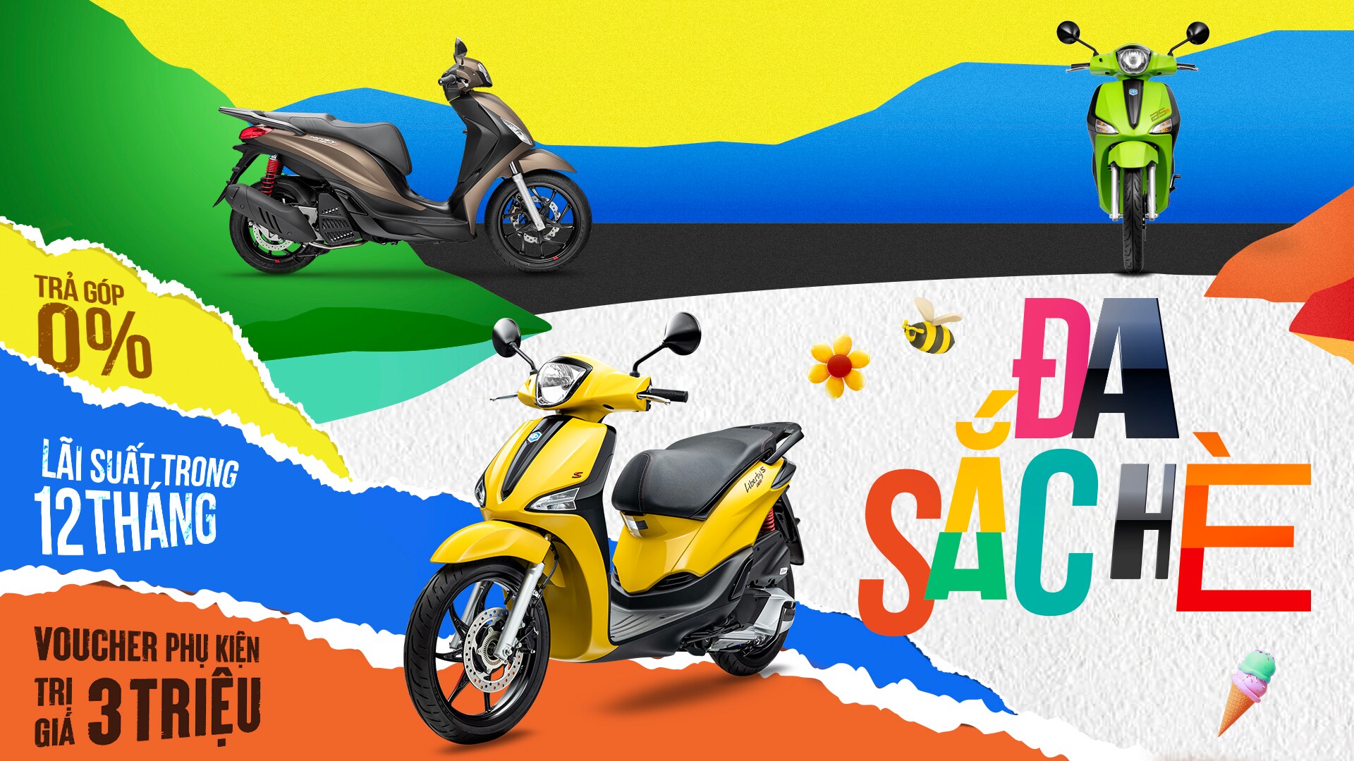 Piaggio: Xe máy và giải phải di chuyển trong đô thị. Trang chủ